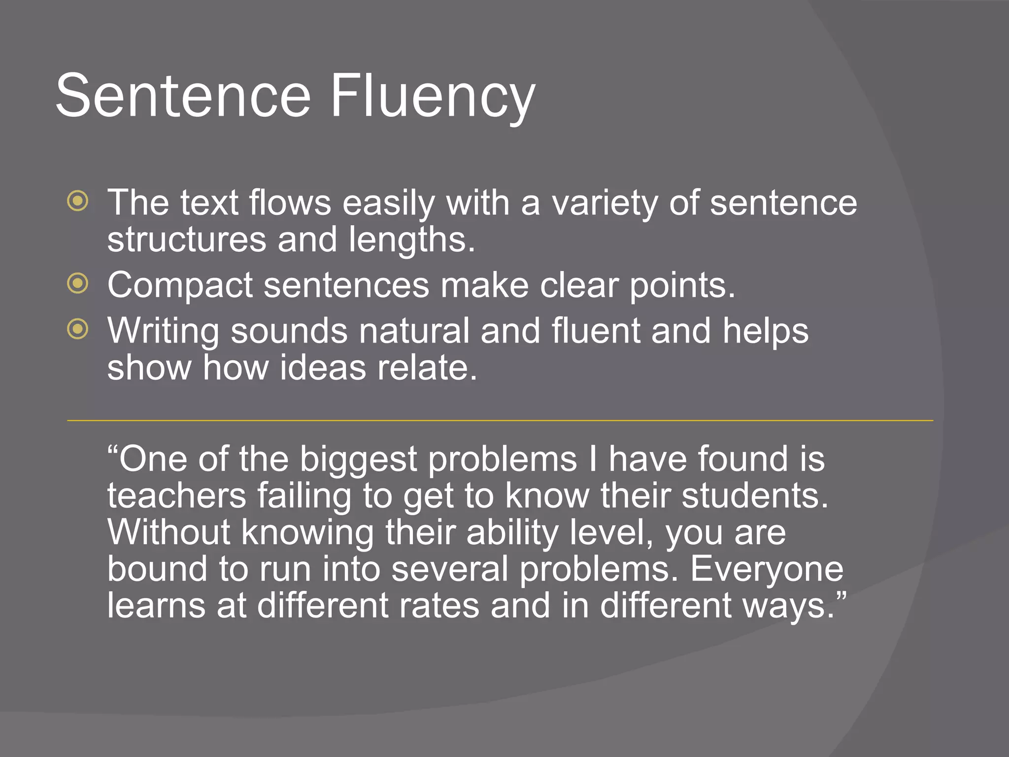 6 + 1 traits of writing | PPT