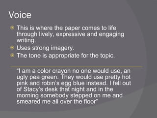 6 + 1 traits of writing | PPT