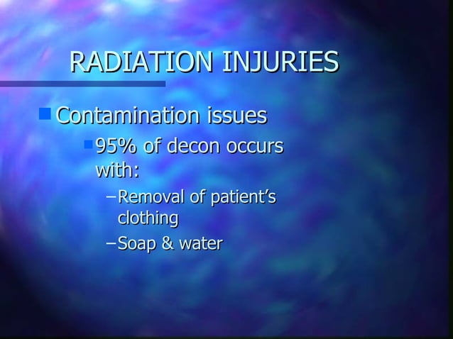 radiation injury | PPT