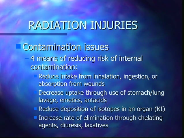 radiation injury | PPT