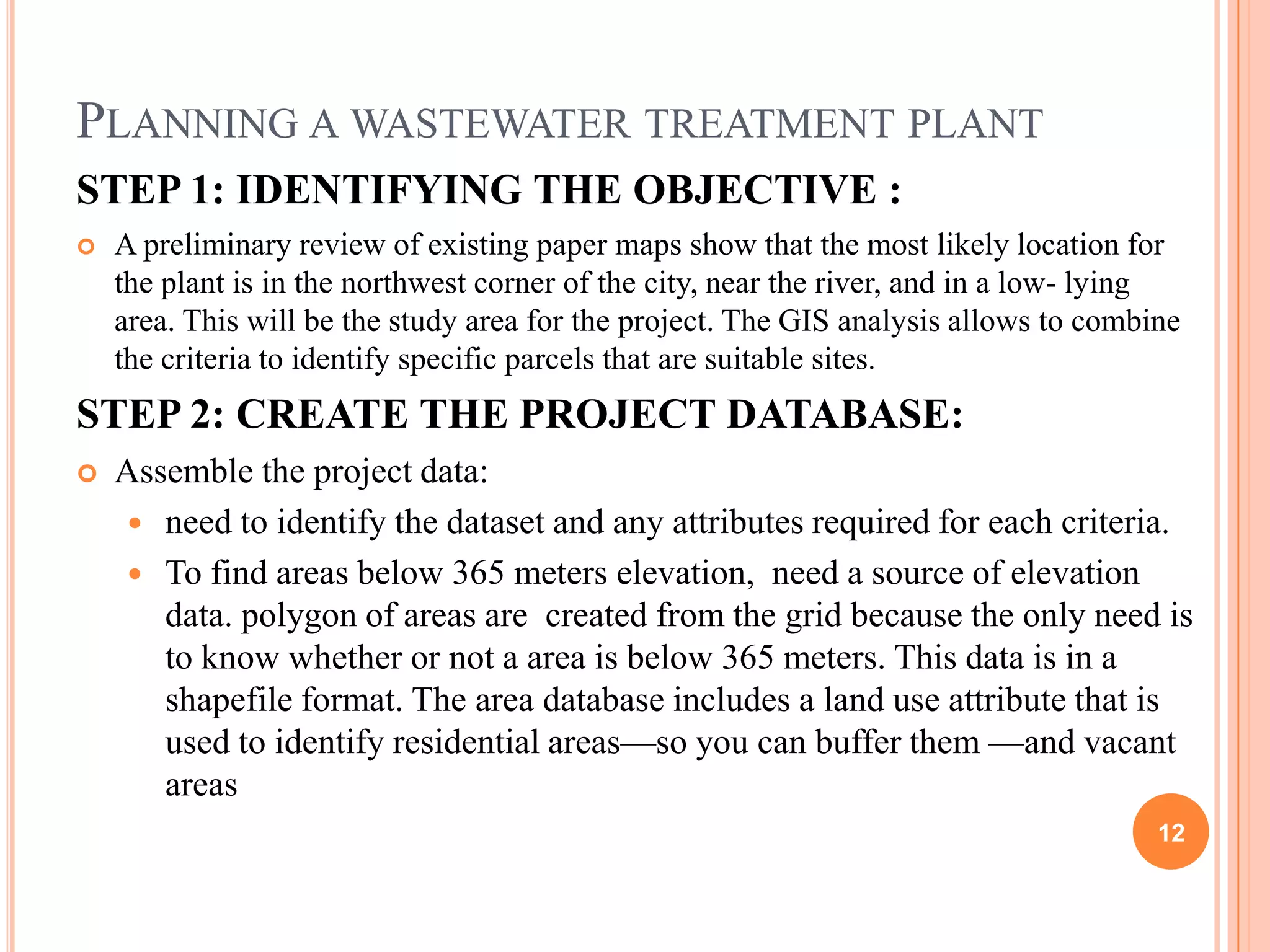 gis project planning and management | PPTX