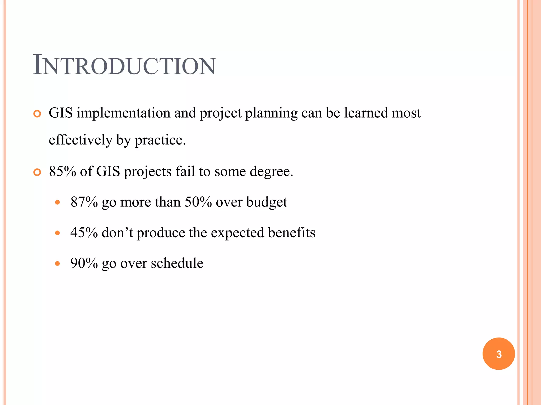 gis project planning and management | PPTX