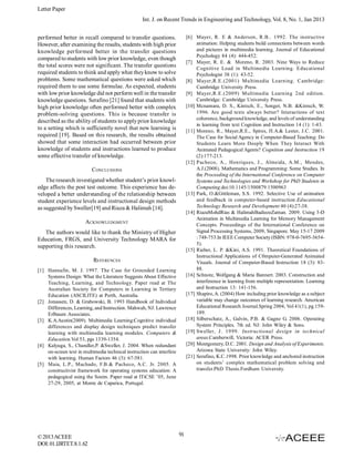 Individual Differences in Multimedia Learning: An Application in a ...