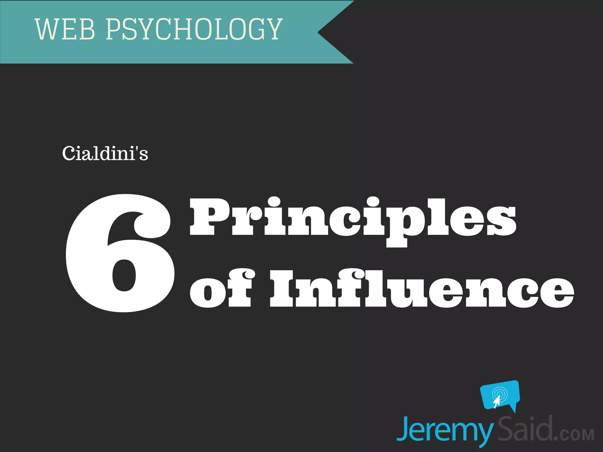 Cialdini's 6 Principles of Influence | PPT
