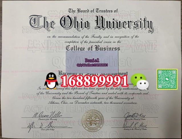 Ohio University degree offer diploma Transcript | PPT