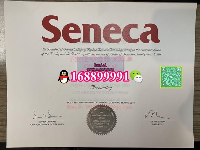 Seneca College degree offer diploma Transcript | PPT