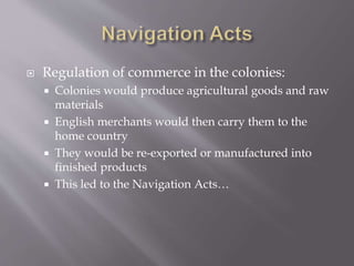 Mercantilism & the Glorious Revolution | PPTX