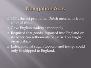 Mercantilism & the Glorious Revolution | PPTX
