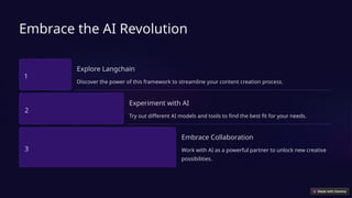62-AI-langchain and how it is revolutionzing artificial intelligence.pptx