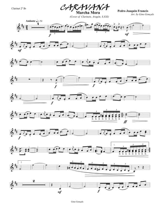 Caravana - Pedro J. Francés - Set of Clarinets | PDF