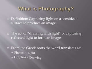 Intro to Photography | PPTX