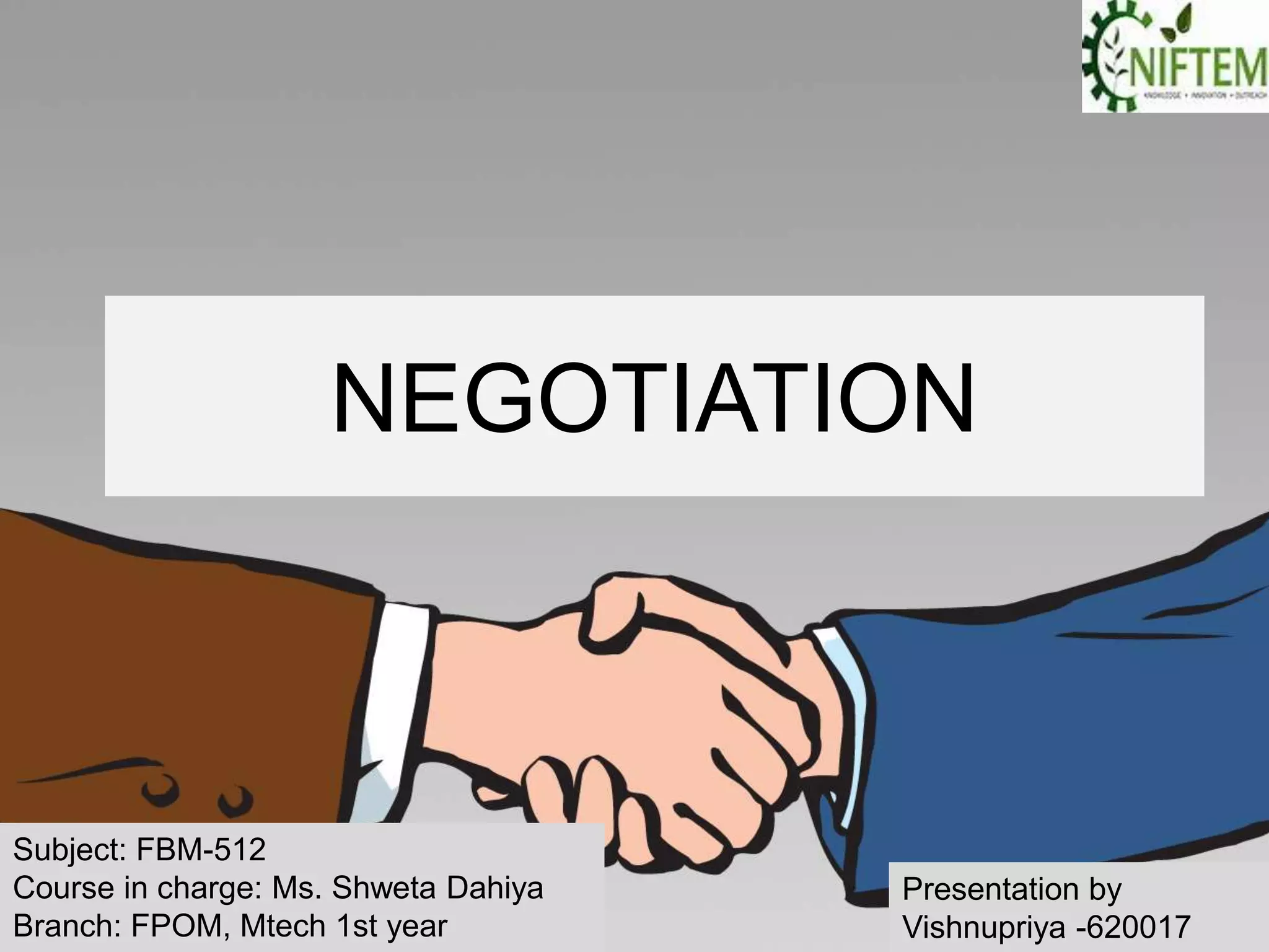 620017 negotiation and types | PPT