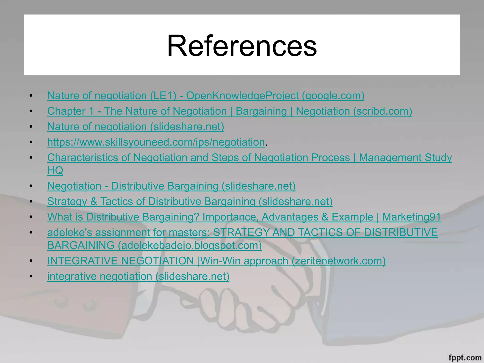 620017 negotiation and types | PPT