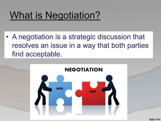 620017 negotiation and types | PPT