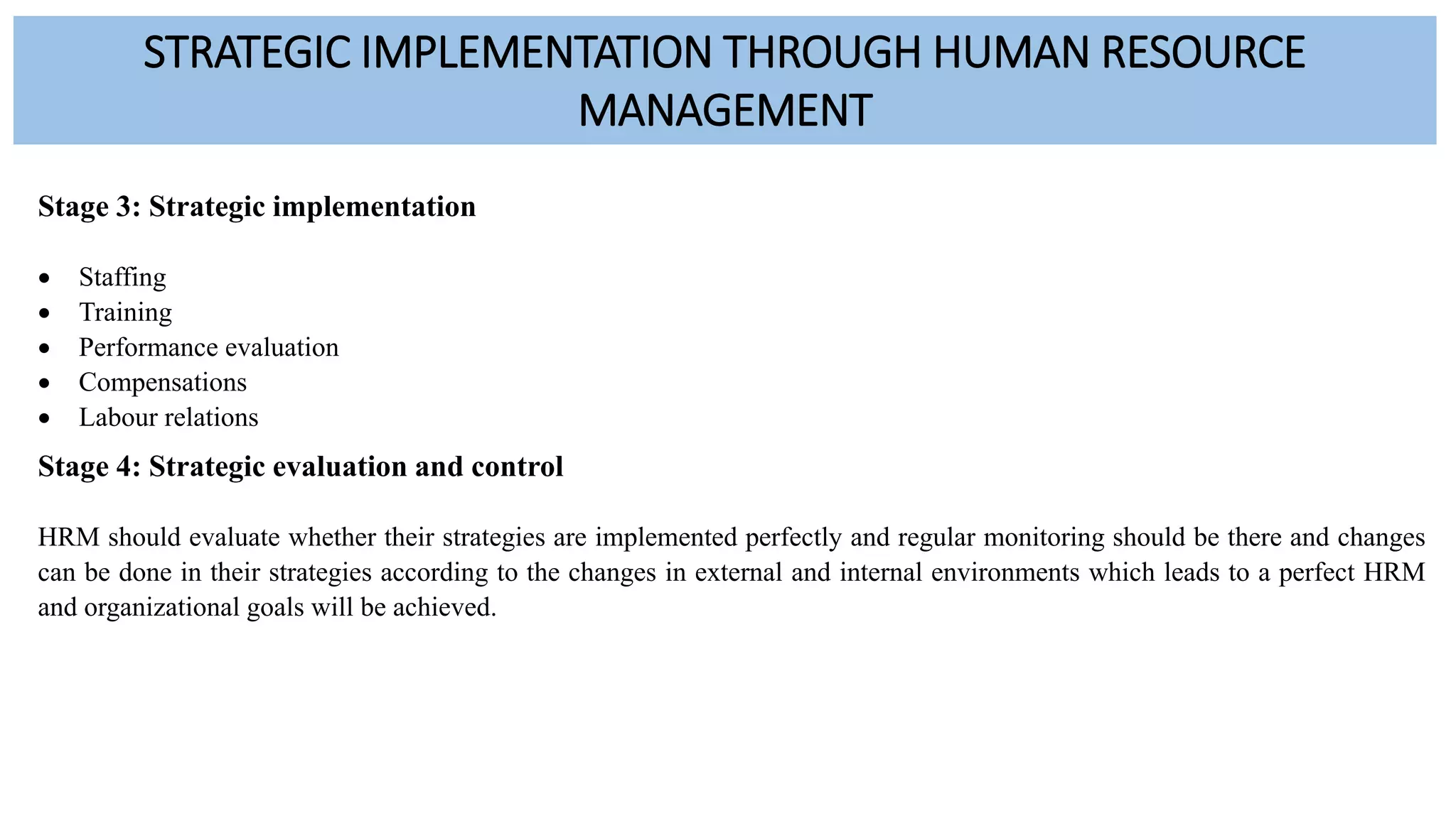 620017 vishnupriya-strategic implementation through hrm | PPTX