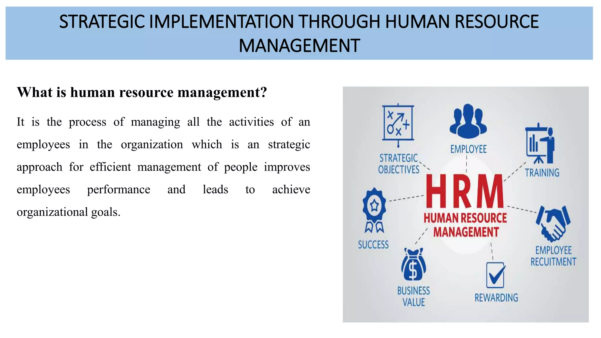 620017 vishnupriya-strategic implementation through hrm | PPTX