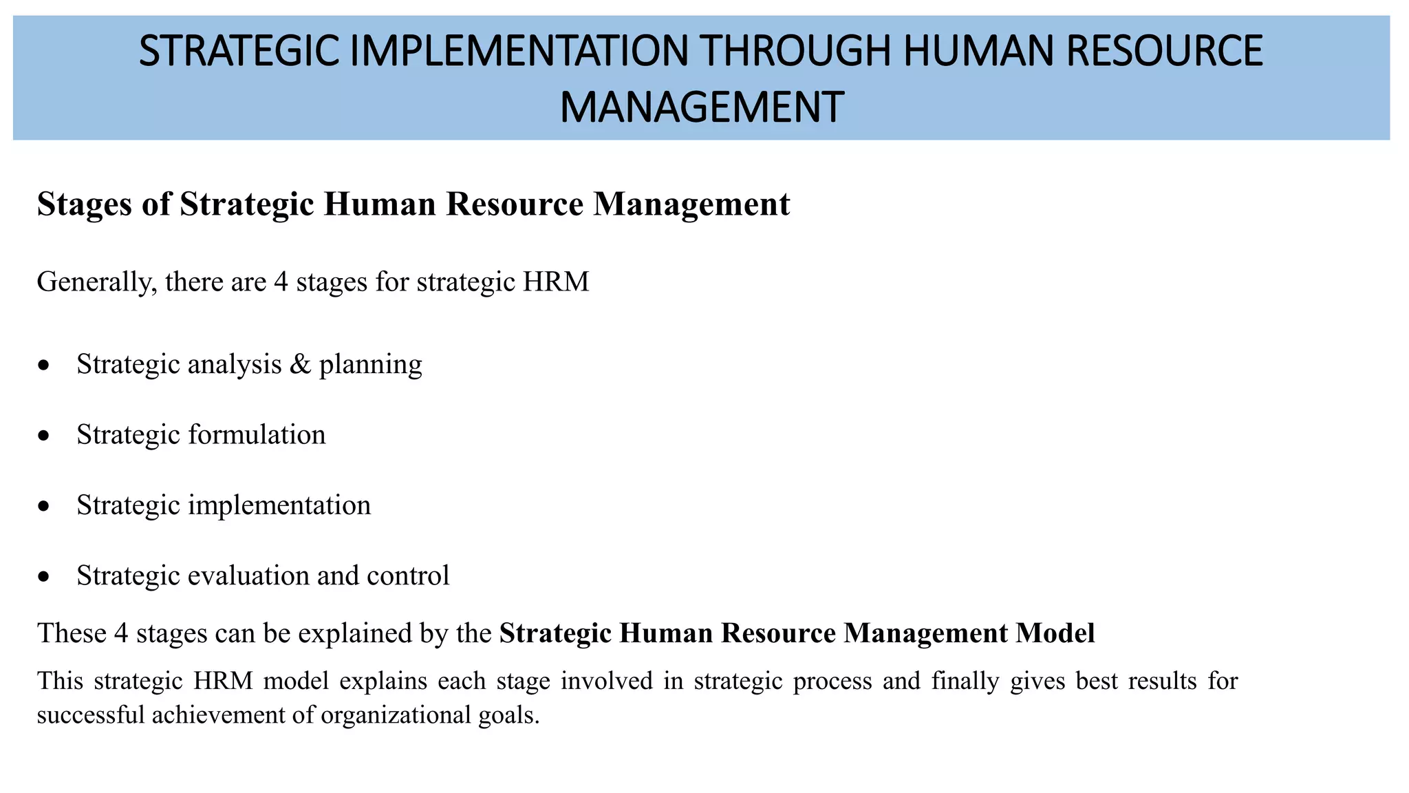 620017 vishnupriya-strategic implementation through hrm | PPT
