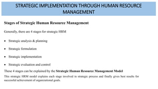 620017 vishnupriya-strategic implementation through hrm | PPTX