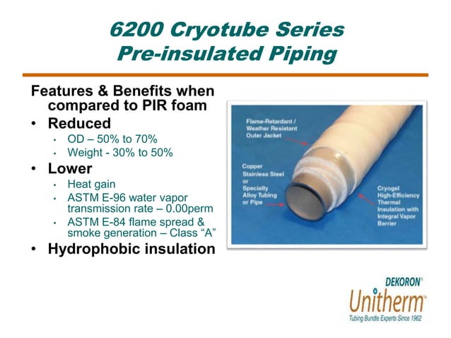 Cryogenic insulated and jacketed tubing and pipe | PPT | Chemistry ...