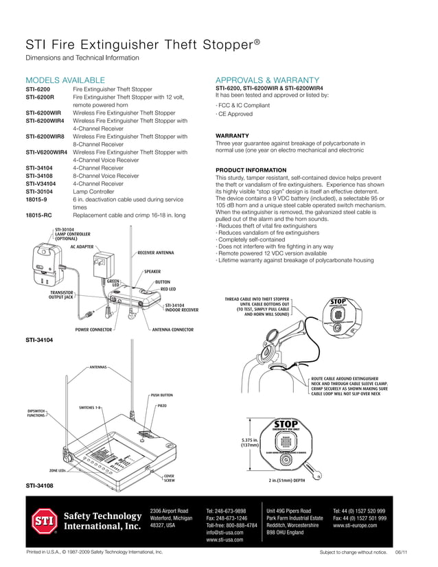 STI 6200WIR4 Data Sheet | PDF