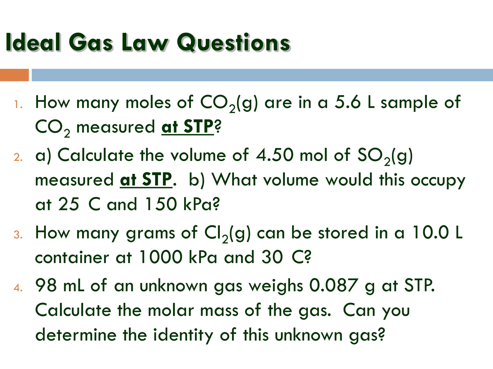 Ideal gases presentation for chemistry and school | PDF