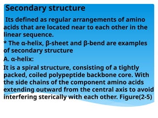 Chemistry of protein definition and explanation | PPTX
