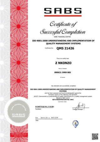 ISO 9001-2008 | PDF
