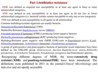 indroduction to Antibiotic resistance . . | PPTX