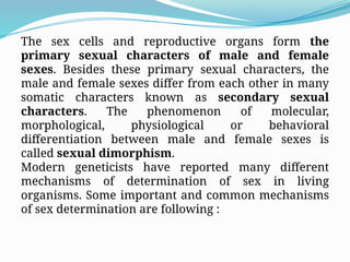 PRESENTATION ABOUT SEXUAL DIFFERENTATION | PPTX