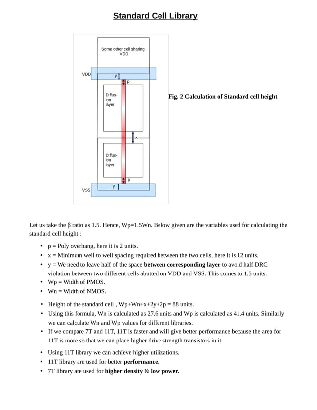 Physical Design Flow - Standard Cells and Special Cells | PDF