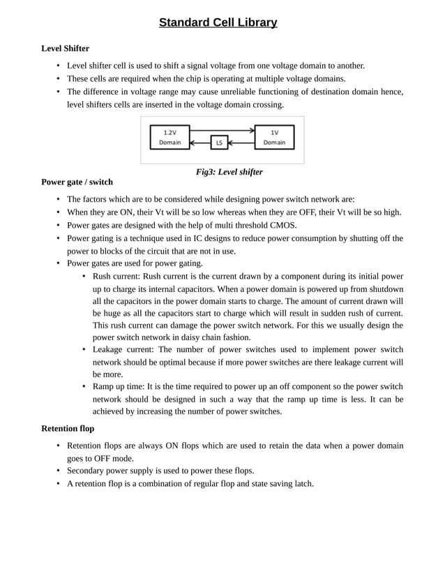 Physical Design Flow - Standard Cells and Special Cells | PDF