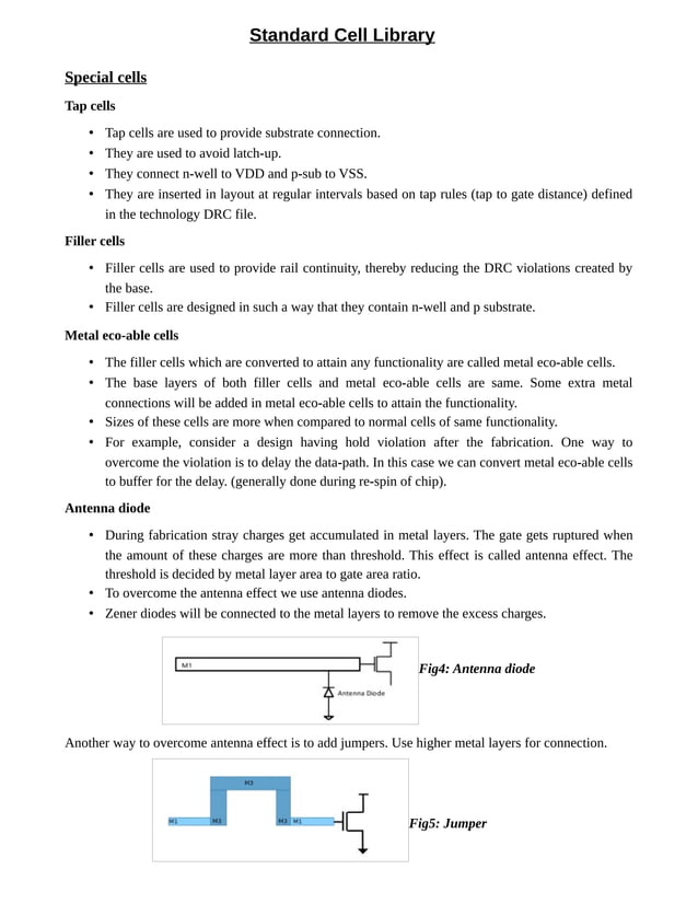 Physical Design Flow - Standard Cells and Special Cells | PDF