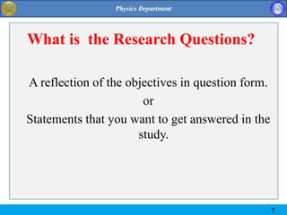 Research thesis format to be uploaded ppt | PPT