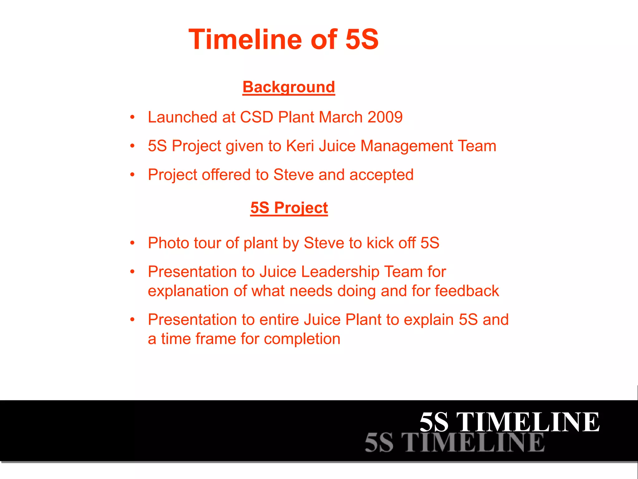 5s Roadshow Presentation2 | PPTX | Business | Business and Finance