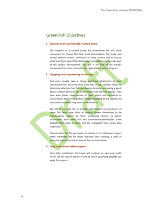Green Fish Proposal V6 DC | PDF