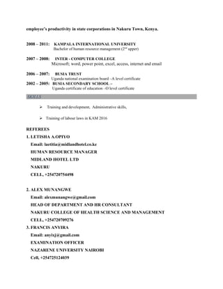 ZAC CV | DOC
