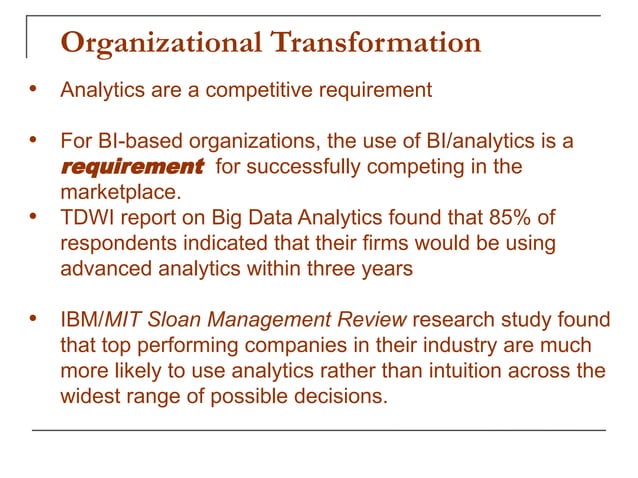 Big Data and Data Analytics,Business Intelligence/Analytics | PPT