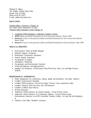 Mikes long Resume | PDF