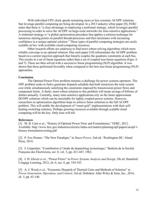 DFisher ETLS 747 Paper - Optimal Power Flow | PDF