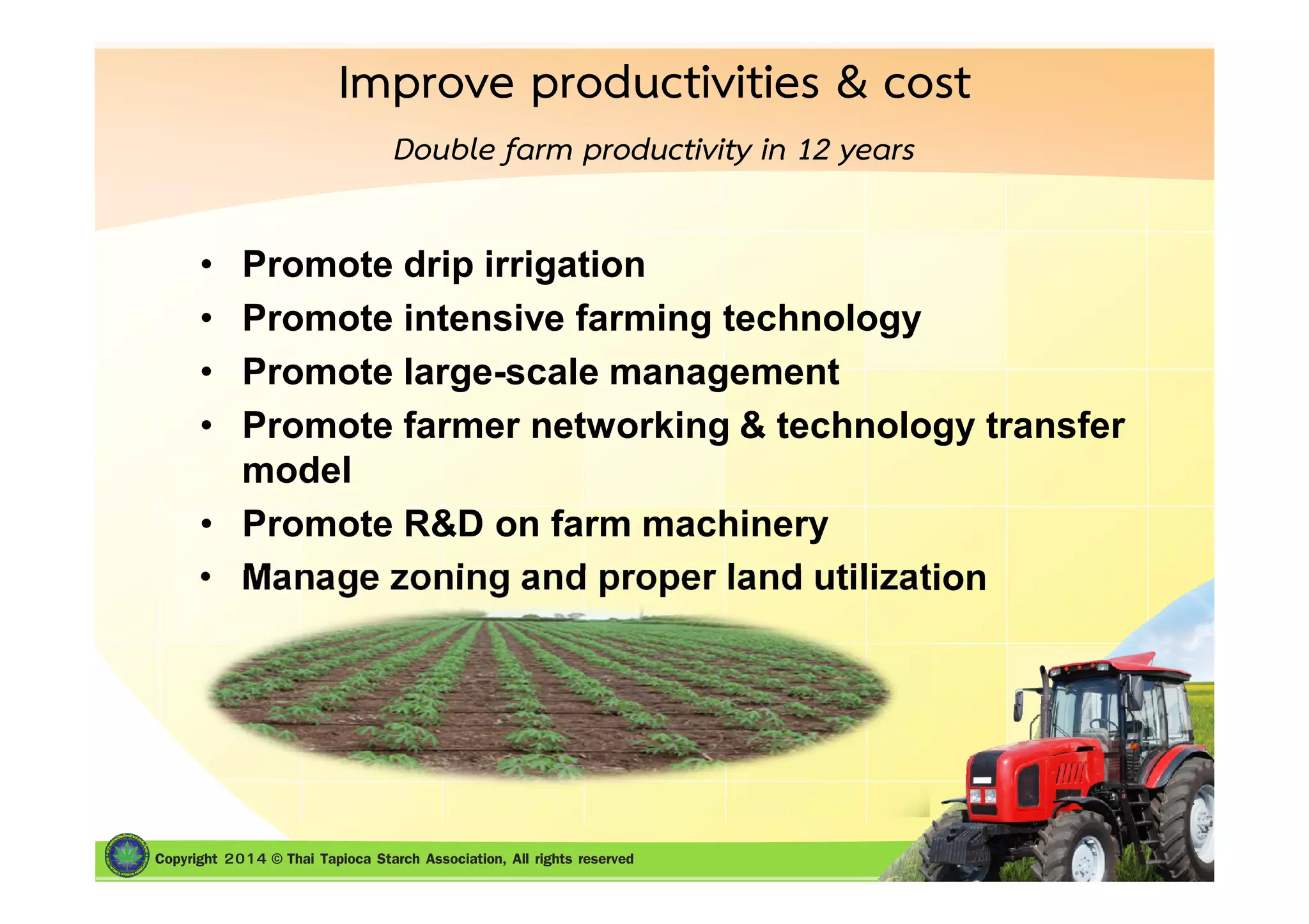Thai Tapioca Industry - Introduction to TTSA | PDF