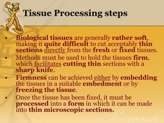 62120 tissue processing | PPT