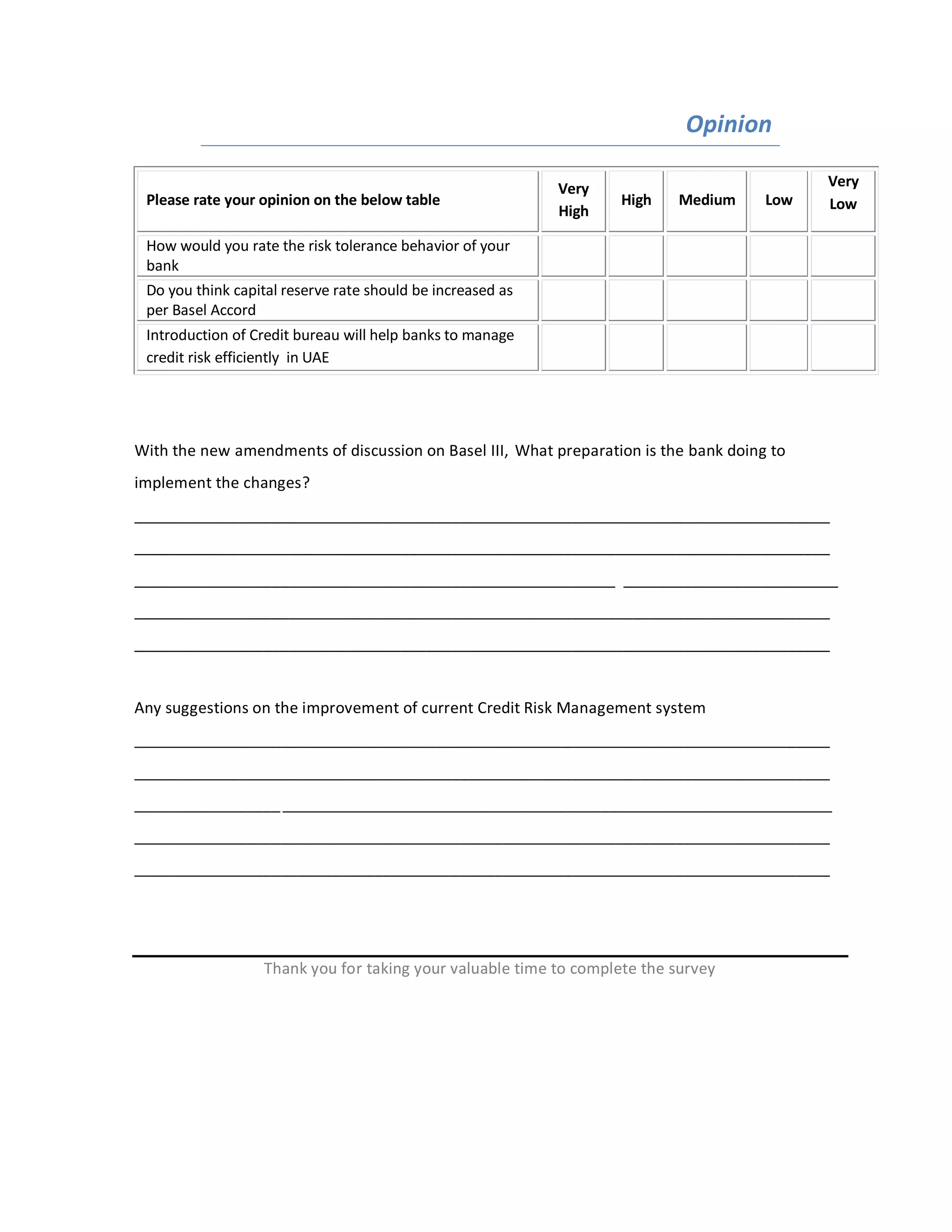 62128050 questionnaire-on-credit-risk-management | PDF