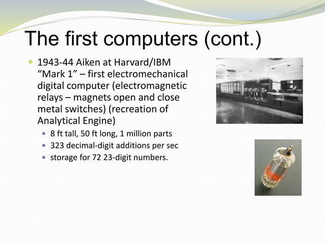 History of Computer (Evolution in Computern).ppt | Computing ...