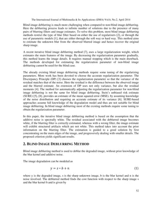 Image Deblurring Based on Spectral Measures of Whiteness | PDF