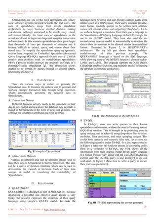 Translating SQL to Spreadsheet: A Survey | PDF