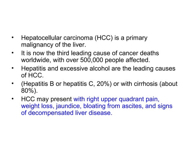 hepatocellular carcinoma | PPT