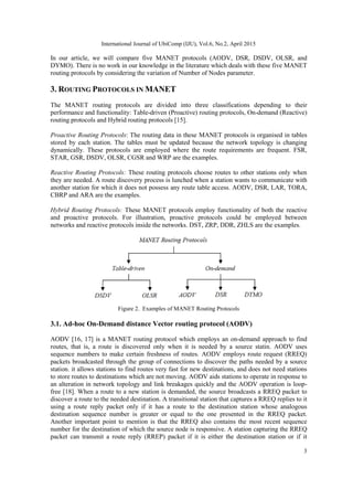 PERFORMANCE COMPARISON OF ROUTING PROTOCOLS IN MOBILE AD HOC NETWORKS | PDF