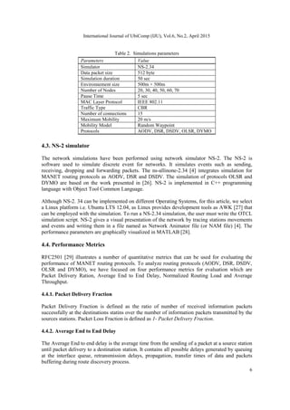 PERFORMANCE COMPARISON OF ROUTING PROTOCOLS IN MOBILE AD HOC NETWORKS | PDF