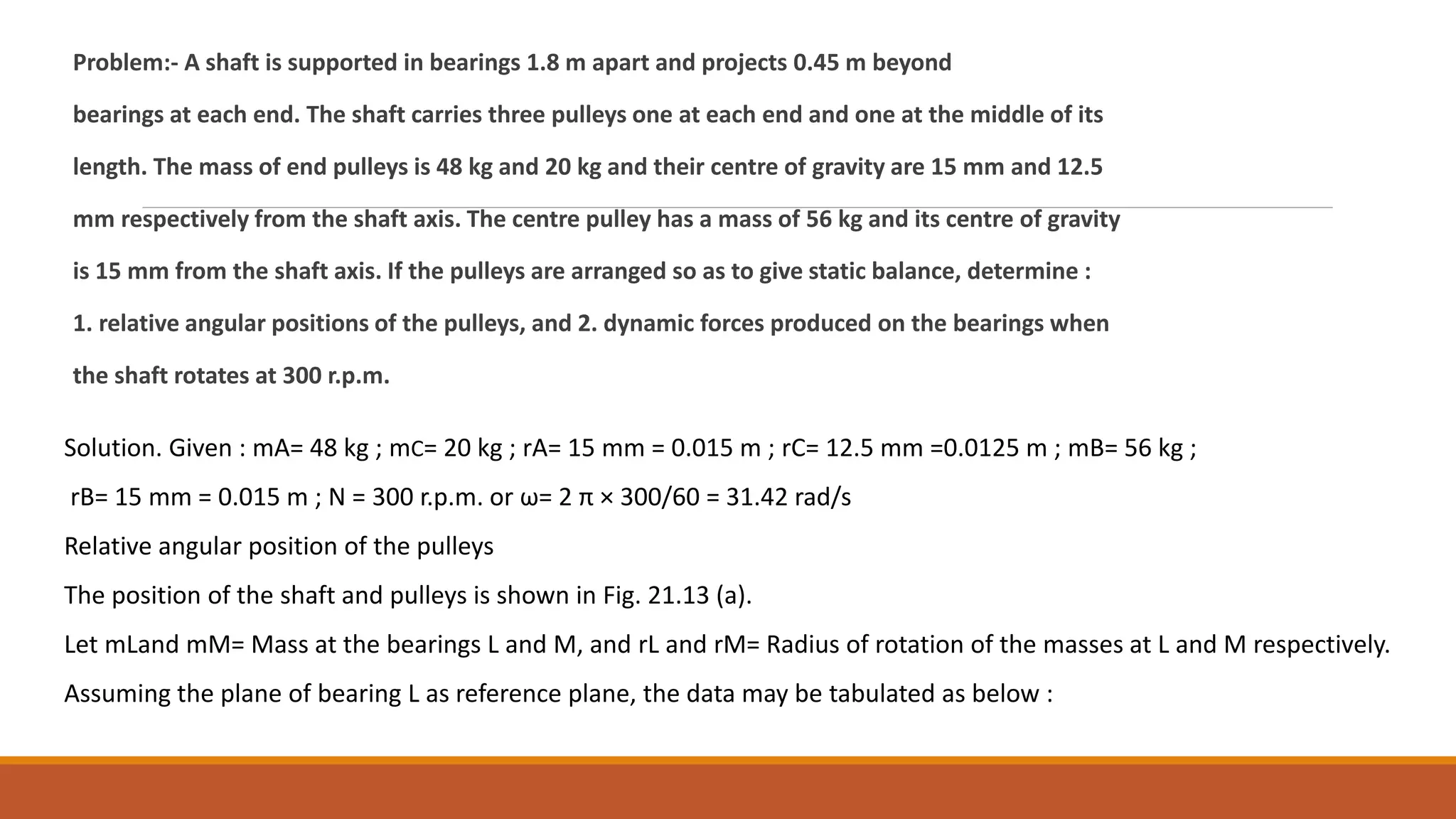 Static and Dynamics balancing | PPTX