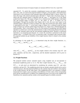 CORRECTION OF SATURATED REGIONS IN RGB COLOR SPACE | PDF